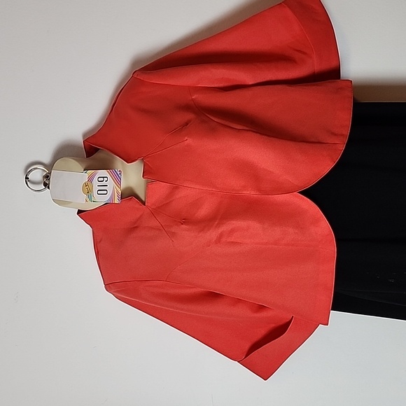 Roaman's | Jackets & Coats | 9cropped Orange Coral Bolero ...